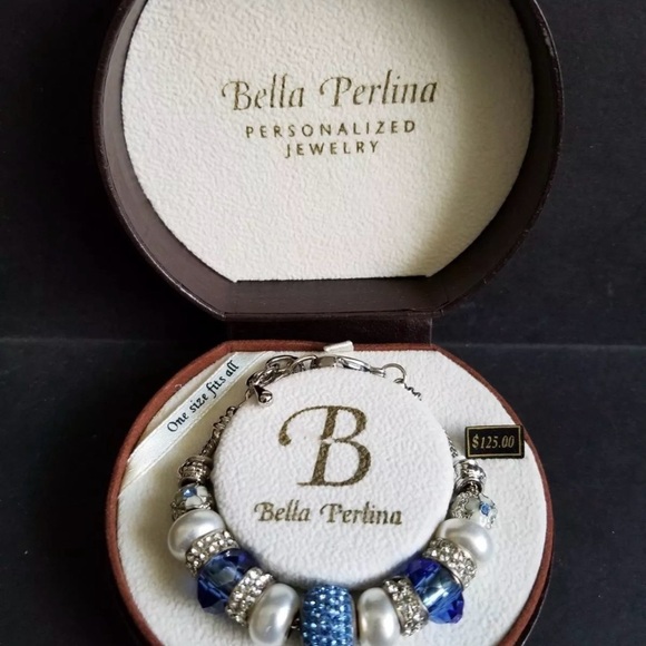 bella Perlina | Jewelry | Bella Perlina Blue And Silver Bracelet | Poshmark